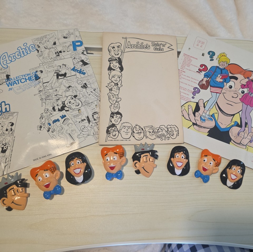 Archie Comic Characters 1989 Archie, Veronica And Jughead Watch Faces ...