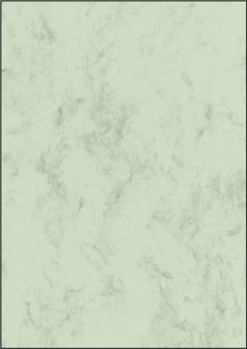 SIGEL DP263 Marbled Writing Paper, A4, 90 gsm Green, 100 sheets marble ...