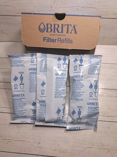 Brita Refillable Filter Refill Packs for Pitchers and Dispensers Must ...