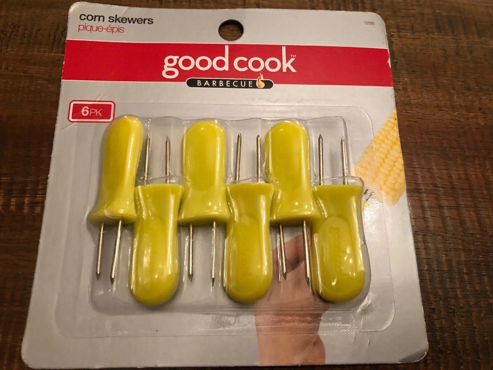 Pack of Good Cook Barbecue Yellow Corn Skewers Bradshaw International ...