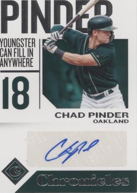 2018 Panini Chronicles - Autographs Chad Pinder #CA-CP (AU) for sale ...