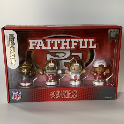 Little People Collector SF 49ers NFL 4 Figures Faithful San Francisco ...