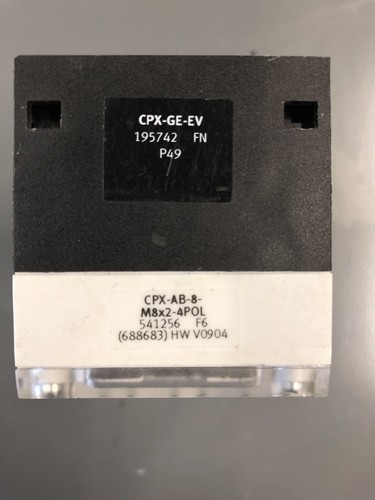 Festo CPX-GE-EV Interlinking Block and CPX-AB-8-M8x2-4POL Input Module ...