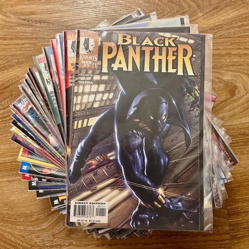 Lot (62) BLACK PANTHER #1-62 COMPLETE MARVEL COMICS C Priest (1998 ...