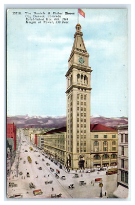 DENVER, CO Postcard- THE DANIELS FISHER STORES est OCT 6TH 1864 | eBay