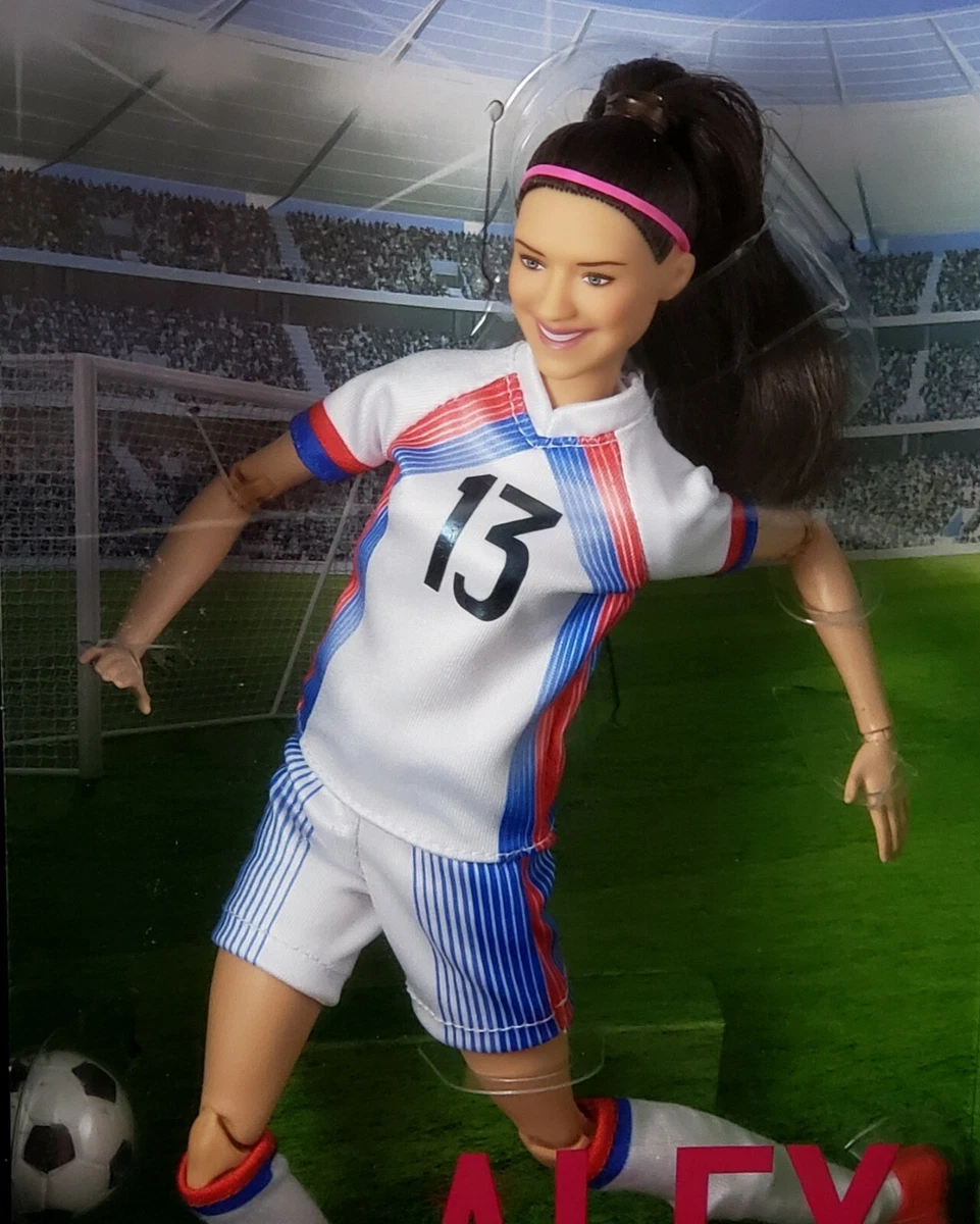 NIB Barbie Signature Alex Morgan Soccer ~ Made to Move Articulated ...
