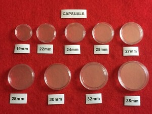 Coin Capsules and 2"x2" Coin wallets - "UK SELLER" CHOOSE FROM MIXED ...