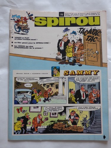 SPIROU n° 1703 LE BATAVIA (4p) + MINI RECIT 513 + COVER BERCK+ POSTER CINE BOBOL | eBay