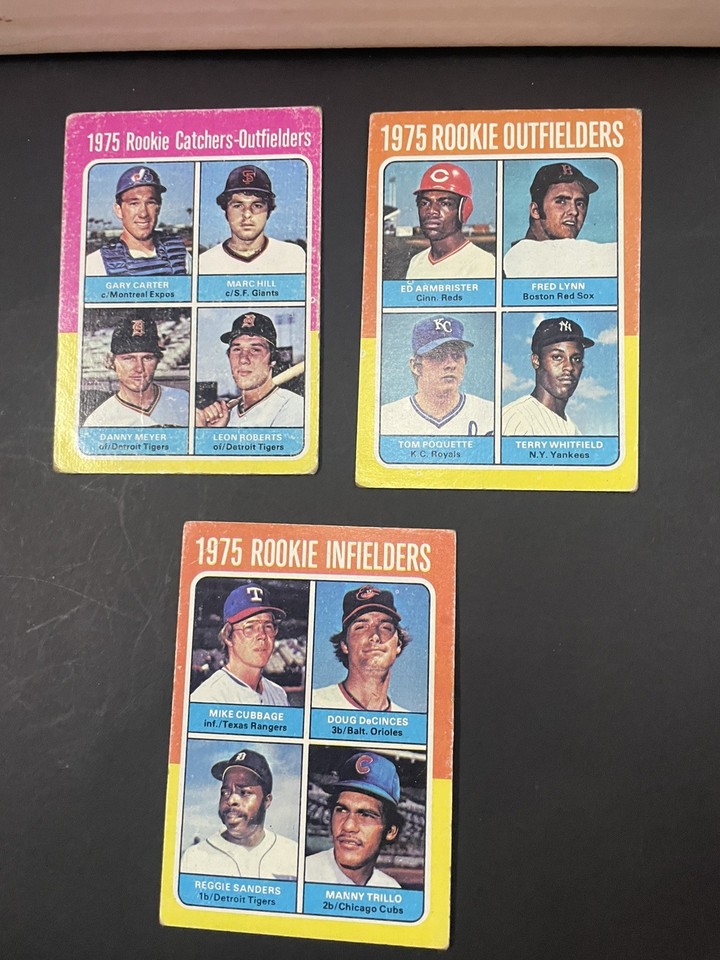 1975 Topps Basebal Card Lot/Starter Set of 443 Different With Hall of ...