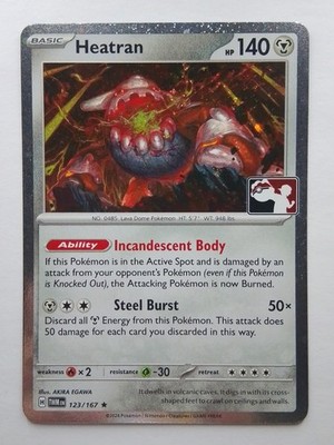 Heatran 123 Prize Pack Series 6 Pokemon card | eBay