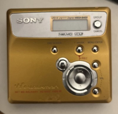 Sony Net MD Walkman MZ-N505 Gold Digital MiniDisc Recorder Player | eBay