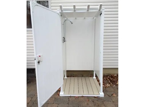 Outdoor Shower Enclosure Roof Kit for Todd Pod, Single Louvered Roof ...