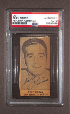 Billy Pierce Newspaper Photo Clipping Signed PSA Auto Authentic | eBay