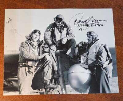 Donald Bryan signed 8x10 photo P-51 Ace in a day 13.3V DSC 352FG WWII ...