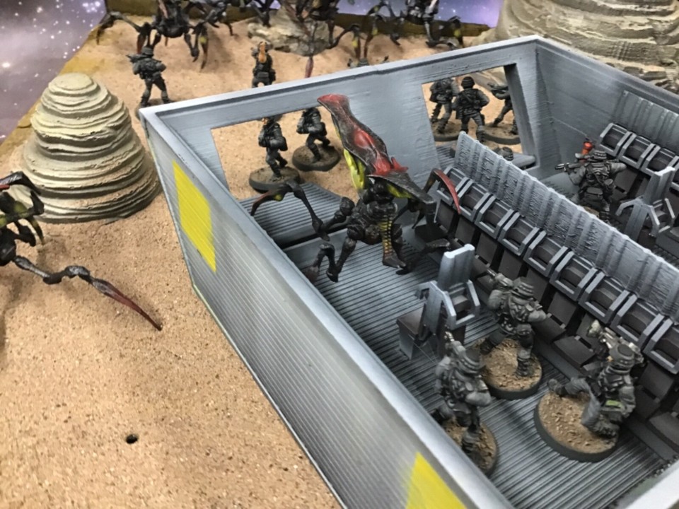 Sci Fi Aliens Starship Troopers Viking style dropship/Spaceship! 28mm ...