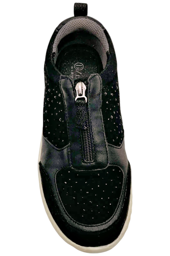 BZees Women's Winner Zip Sneaker Black | eBay