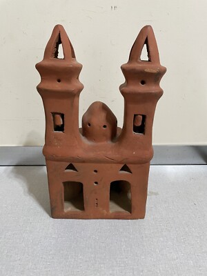 Peruvian Redware Clay Terra Cotta Pottery Mission Church Folk Art ...