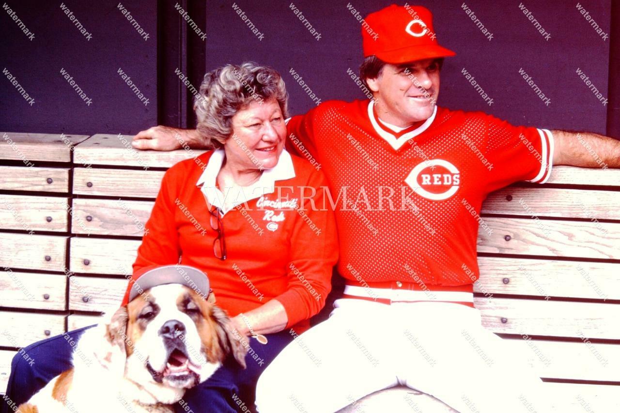 DN866 Pete Rose - Marge Schott Dog Reds Pose 8x10 11x14 16x20 Photo | eBay