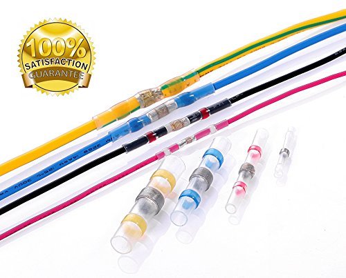 50 Pcs Mix Wire Connector Terminals Insulated Marine Waterproof ...