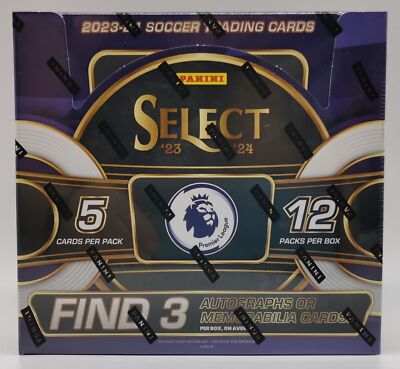 Panini Select EPL Premier League Soccer Hobby Box 2023-24 | eBay