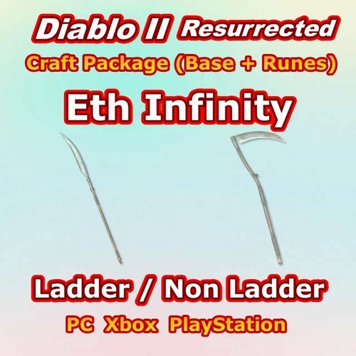Infinity Ethereal ⭐ Ladder S12/NL Craft Package Eth Diablo II ...