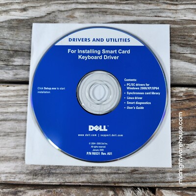 Dell Smart Card Keyboard Driver Installation CD Windows 2000/XP/XP64 ...