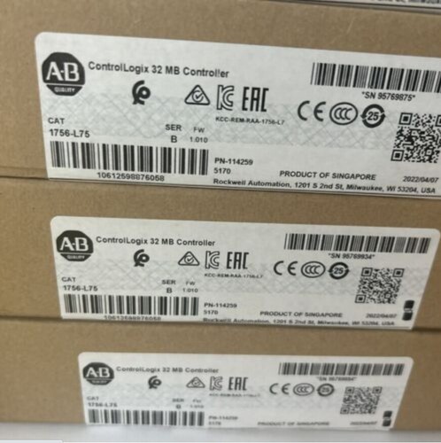 New Sealed 1756-L75 Series B Control Logix5575 Controller PLC 32MB ...