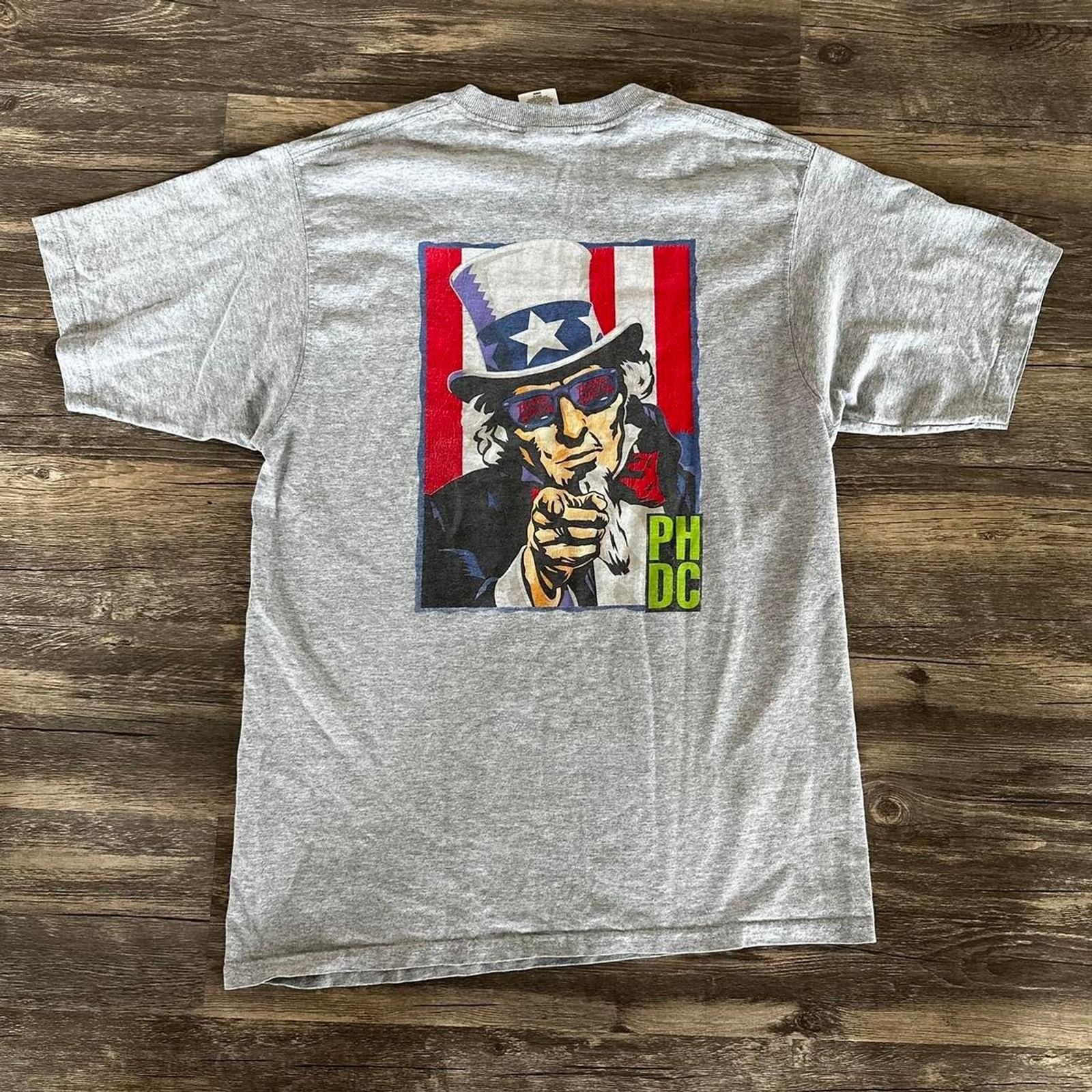 Vintage Planet Hollywood Uncle Sam Tee Planet 2000 Ra… - Gem