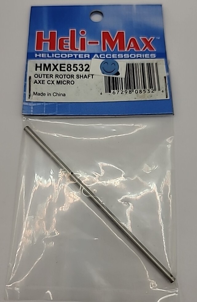 Heli Max Outer Rotor Shaft Axe Cx Micro Rc Helicopter Heli-Max HMXE8532 ...