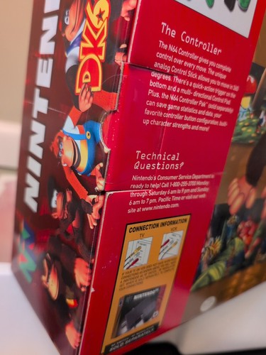Nintendo 64 DK64 Console Box ONLY comes with Styrofoam And Bags, Paper ...