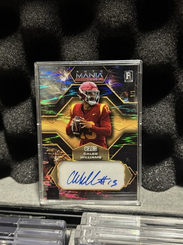 Caleb Williams Auto 1/1 Wild Card Auto Mania Rookie Card | eBay