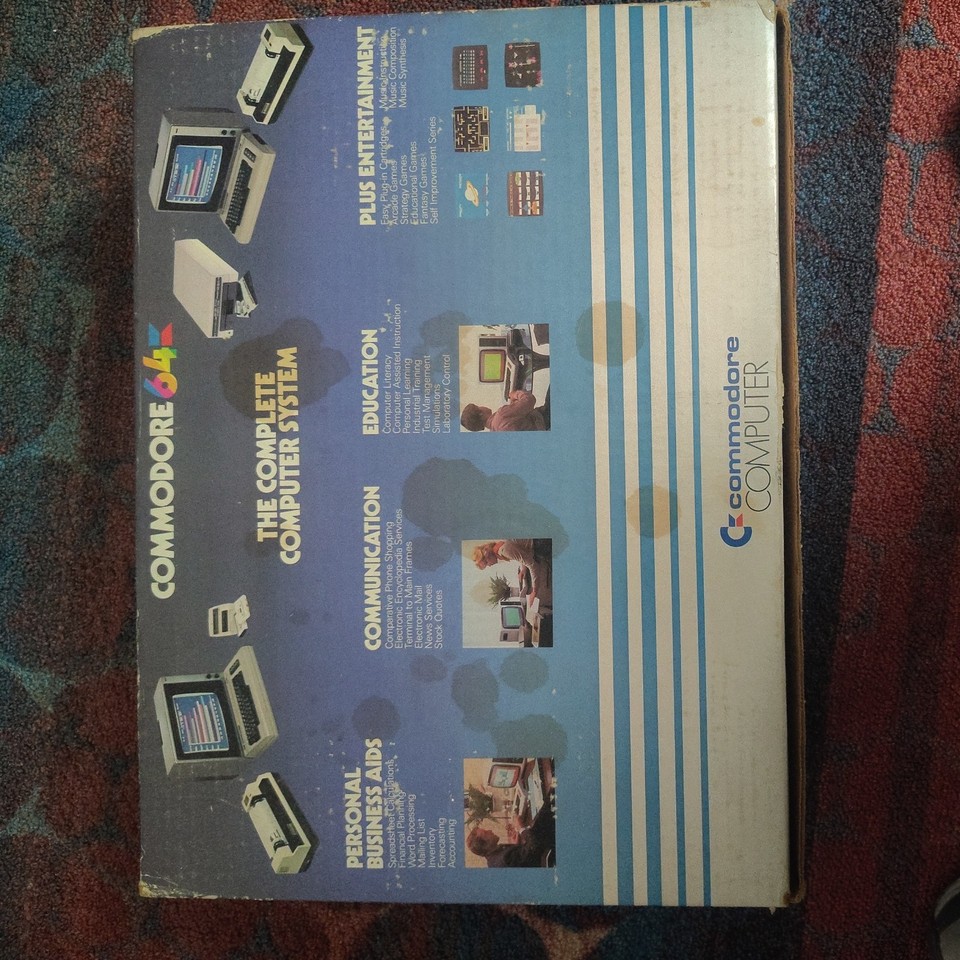RARE Vintage Original Commodore 64 Console Brand New-Open Box MADE IN ...