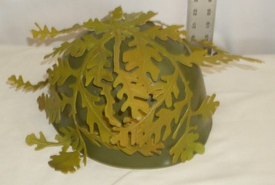 REMCO MONKEY DIVISION GREEN LEAF CAMOUFLAGE HELMET MILITARY TOY 1960s ...