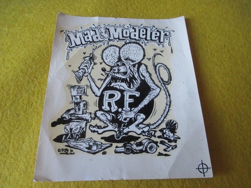 VINTAGE ORIGINAL 1964 CLASSIC ED ROTH "RAT FINK" MAD MODELER WATER ...