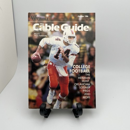 1986 Oct THE CABLE TV GUIDE Magazine FN+ 6.5 College Football / Glenn ...