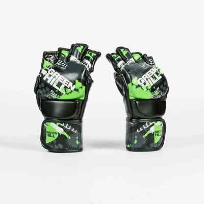 Green Hill MMA Gloves GAMMA STRIKE Grappling Punching Bag Training Kick ...