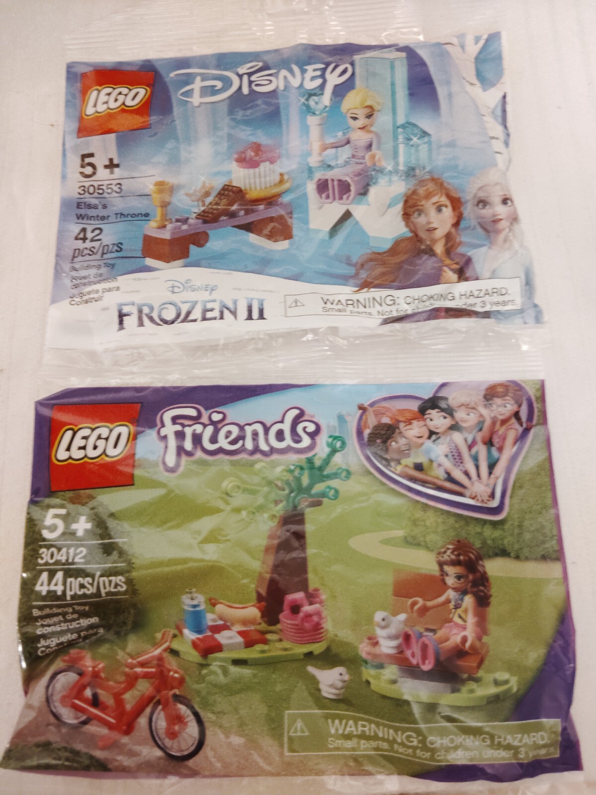 Lego Polybag lot 30412 30553 Friends Disney Frozen | eBay