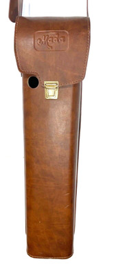 Vintage Mada Brown Leather Oxygen Tank Carrier Shoulder Strap Brass ...