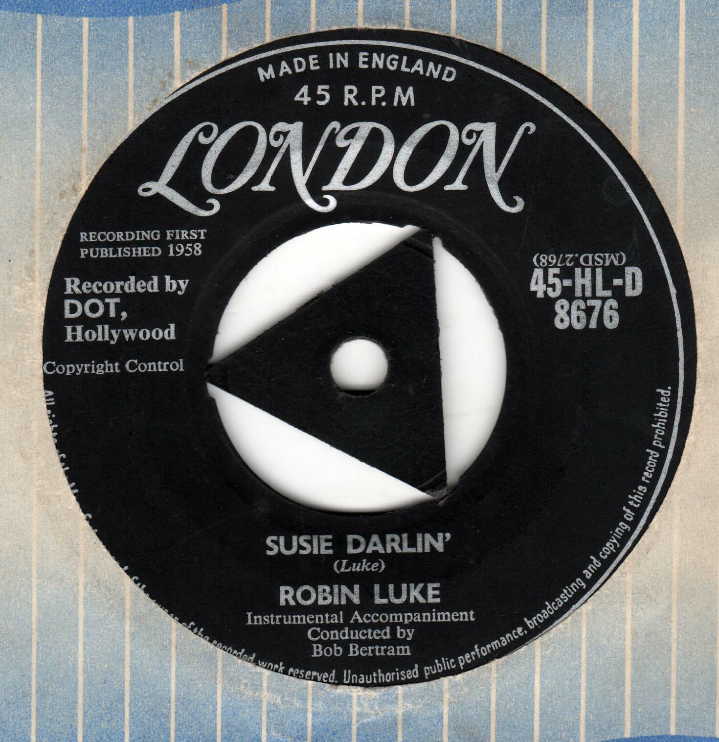 ROBIN LUKE - Susie Darlin'/Living's Lovin' You UK LONDON VG+ | eBay