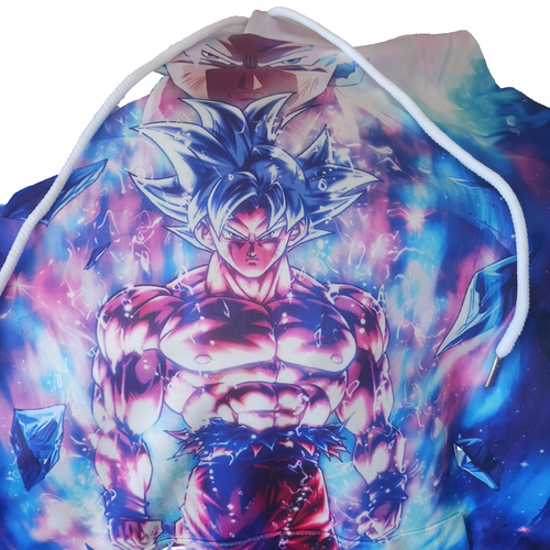 Dragon Ball Z Goku Ultra Instinct Long Sleeve Hoodie Size M | eBay
