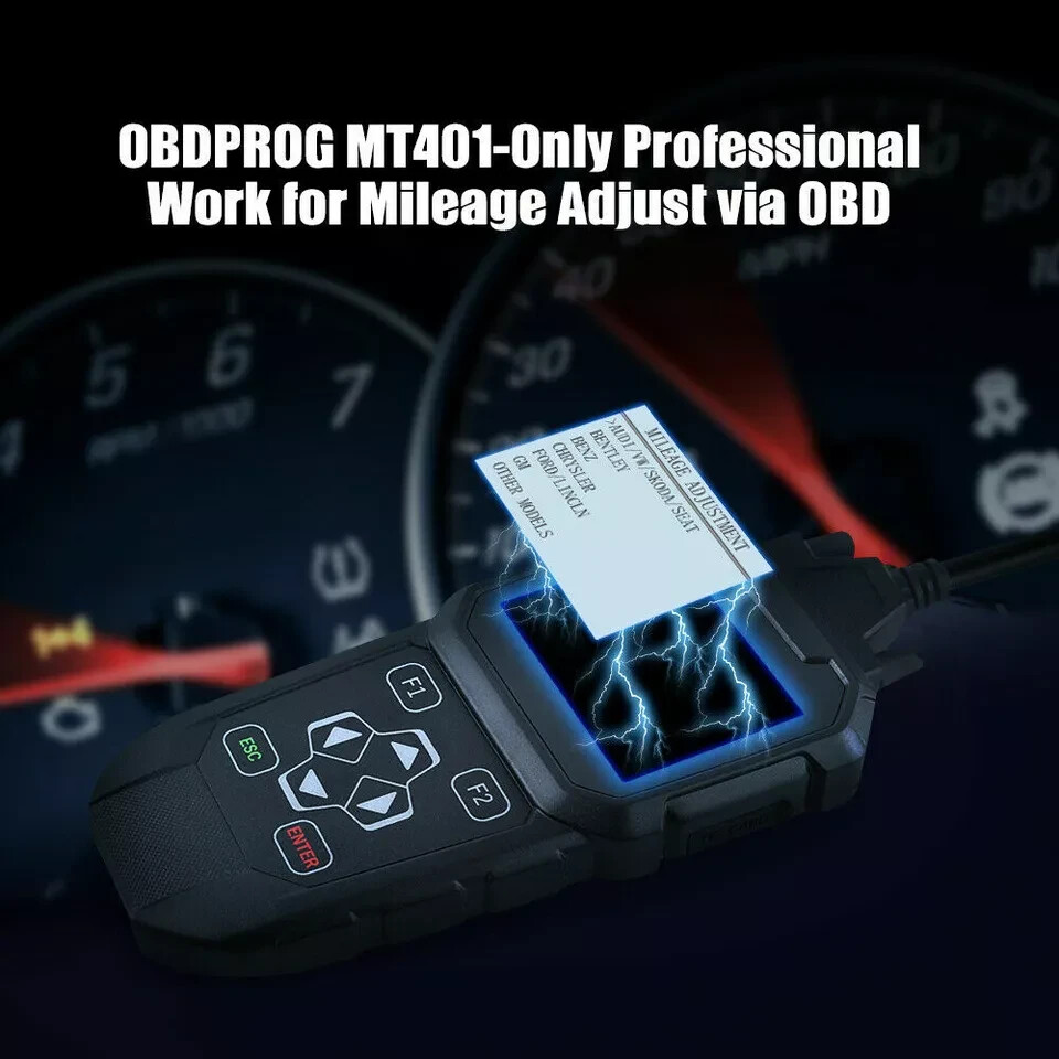 OBDPROG MT401 Odometer Correction OBD2 Scanner Professional Mileage ...