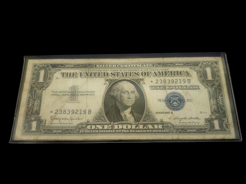 1957 "STAR" SILVER CERTIFICATE BLUE SEAL DOLLAR BILL | eBay