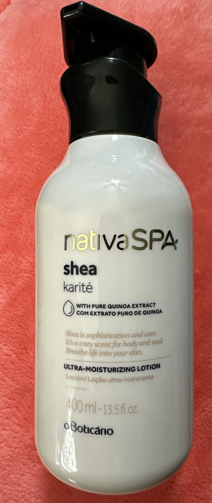 Boticario Nativa Spa Shea Karite Body Lotion Moisturizer 13.5oz | eBay