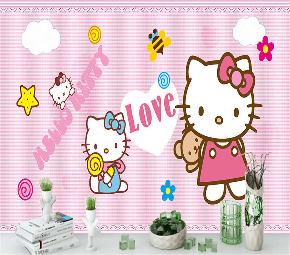 Hello Kitty Bedroom Wallpaper