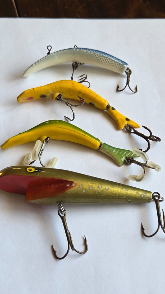 4 Misc lures - Brooks Reefer, Flatfish, Unknown | eBay