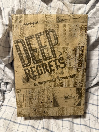 Kickstarter Deep Regrets Board Game - New In Exclusive Paper Wrap | eBay