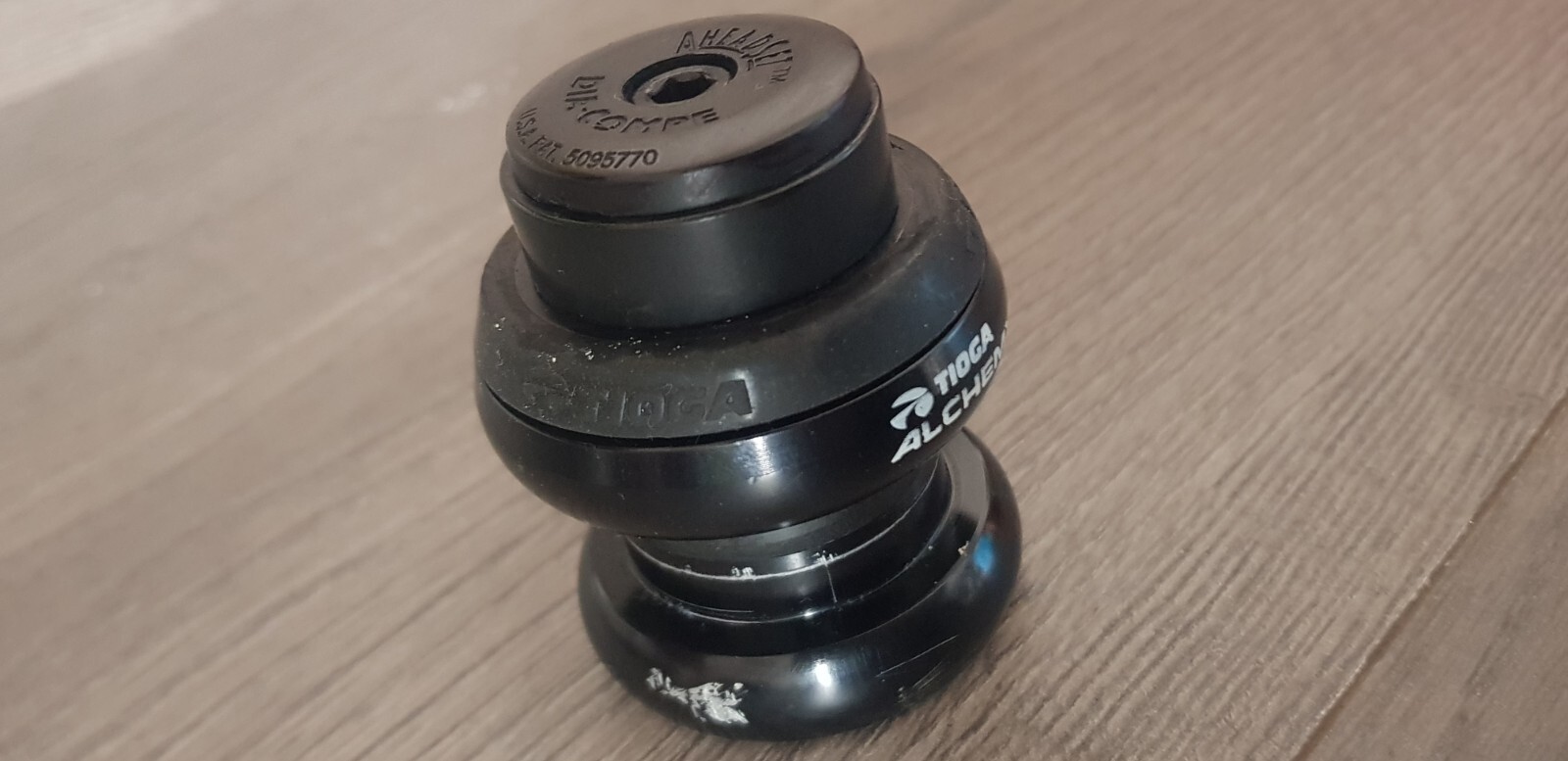 Vintage Tioga Alchemy Headset 1 1/8 inch Black Dia Compe V3 | eBay