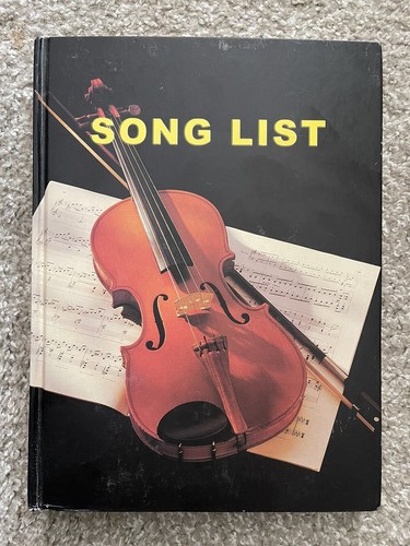 Karaoke Song List Hard Cover Book | eBay