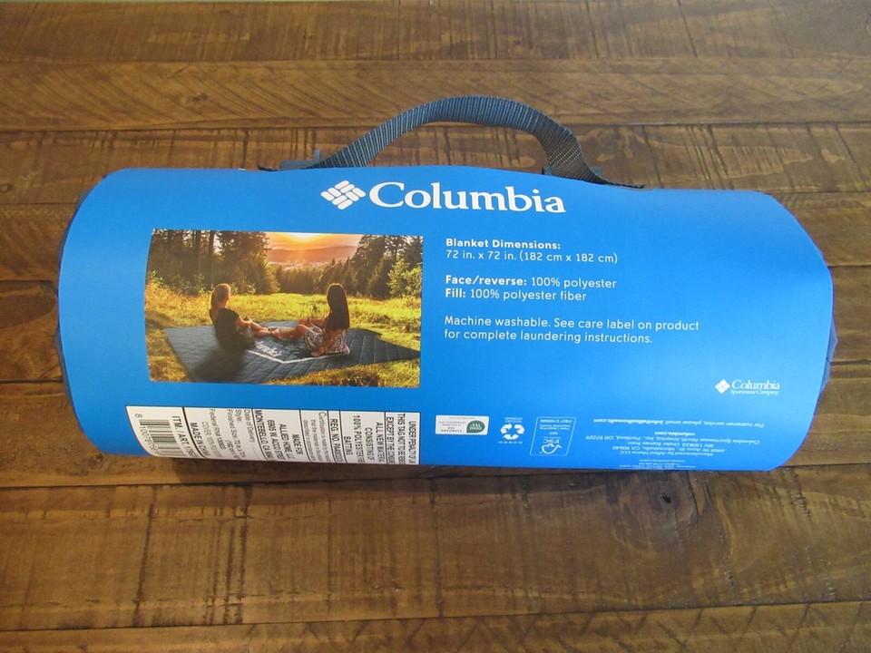 Columbia Packable Waterproof Outdoor Blanket - 72 x 72 IN | eBay