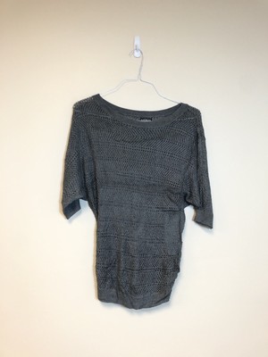 Express Pullover Size Small Gray 100% Rayon Knit Sweater Casual | eBay